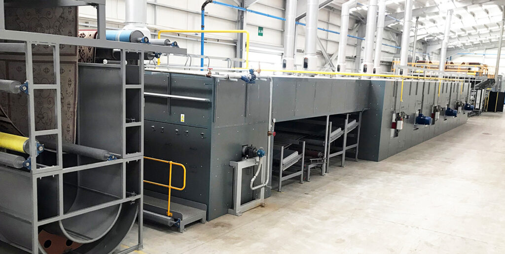 Carpet coating & drying - Sellers Textiles Engineers