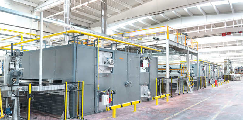 Carpet coating & drying - Sellers Textiles Engineers